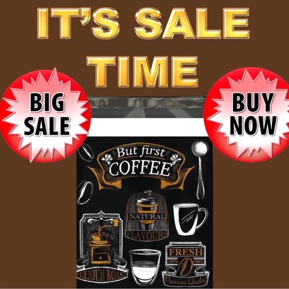 Mailers And More | Office | 25 X13 Coffee Shop Poly Mailers Shipping ...